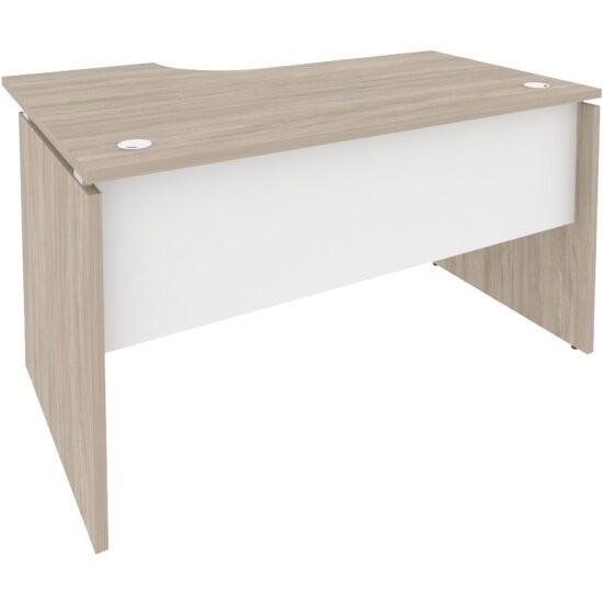 Стол эргономичный Riva CHAIR правый O. SA-2 (R) Дуб аттик/Белый бриллиант 1380*980*750 Onix