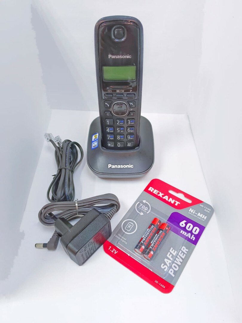 Беспроводной телефон Panasonic DECT KX-TG1611RU (подержанный)