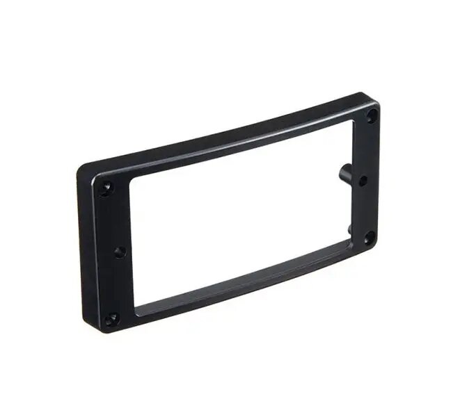 Рамка для бриджевого хамбакера Hosco H-MRA-RB плоская, чёрная, пластик