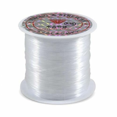 Мононить (леска) 0,35 мм (25 бобин)/белый/