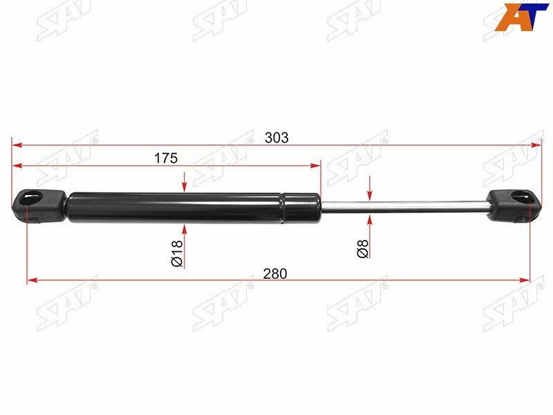 Амортизатор крышки багажника SKODA SUPERB 01-08/VOLKSWAGEN PASSAT 00-05
