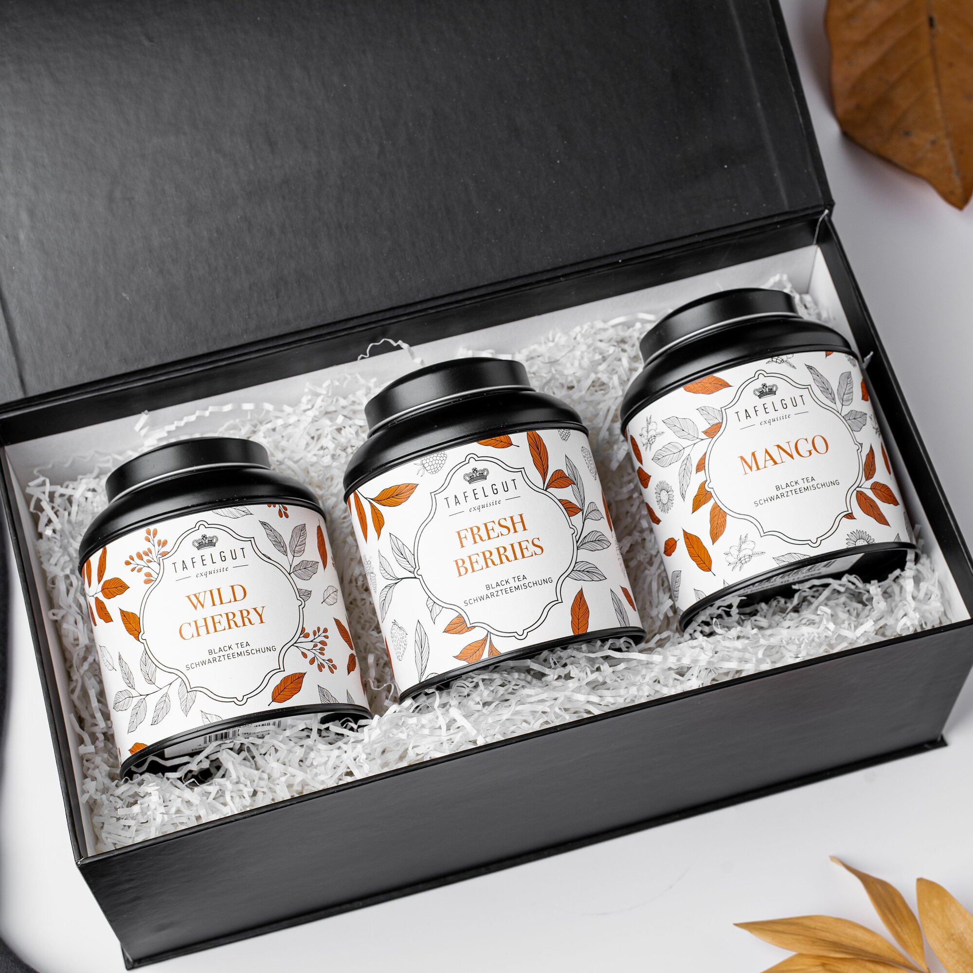 Подарочный набор чая "Wild Cherry","Fresh berries" и "Mango"