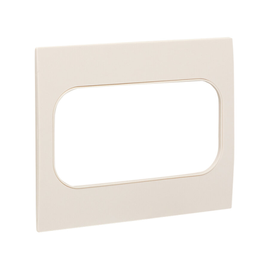 Рамка для розетки EKF PROxima 2-местная Стокгольм белая 100 × 82 × 8 мм