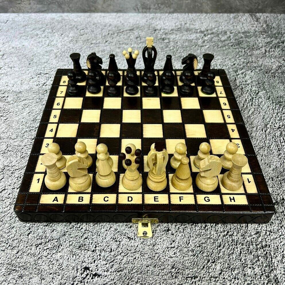 Шахматы Королевские Роял 30, доска Мадон