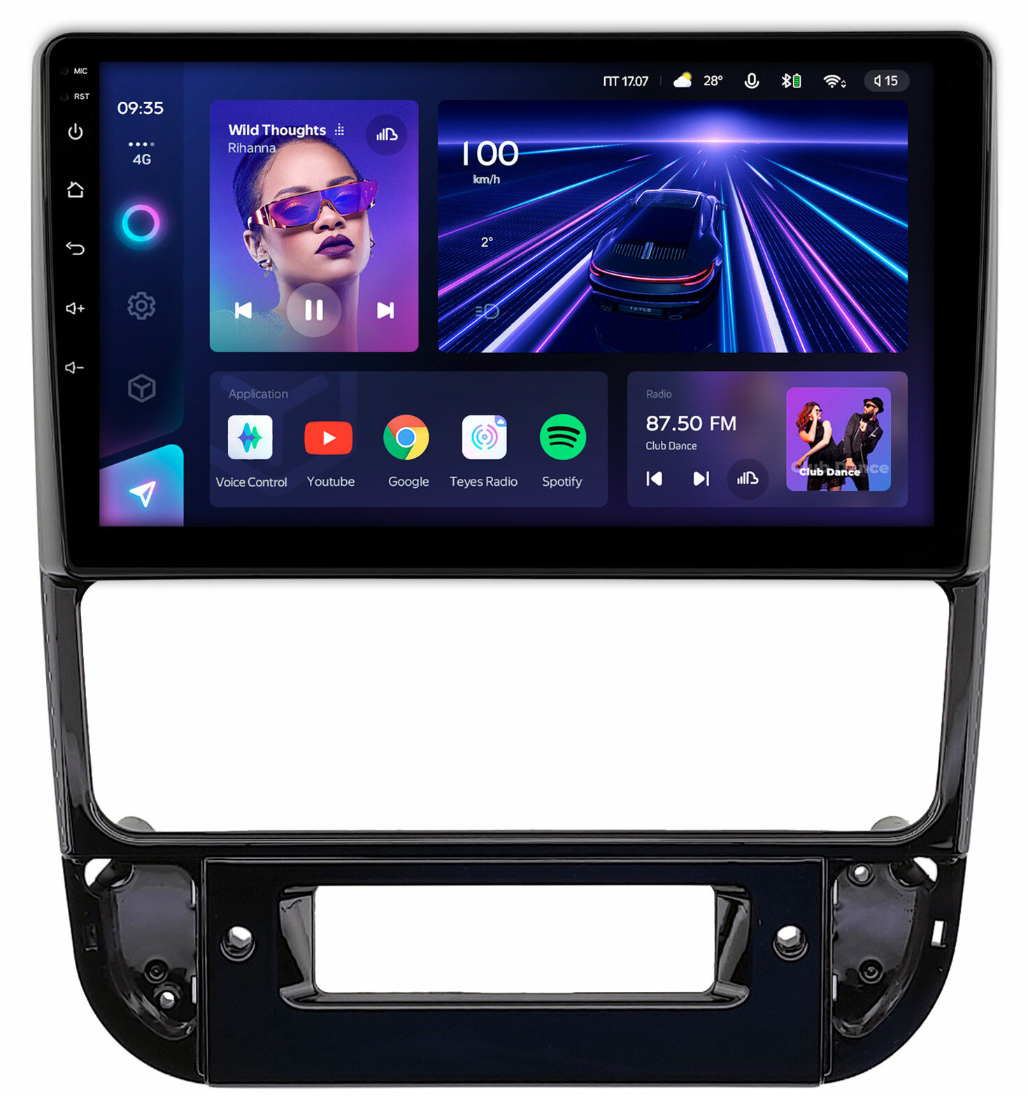 Штатная магнитола Teyes CC3 360 6/128 9" RM-9-1740 Peugeot 406 1999-2005 (глянцевая) Android 10 (4G-SIM, DSP, QLed)