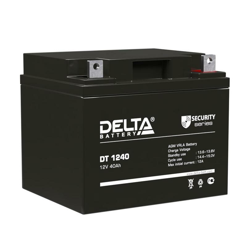 Аккумулятор ОПС 12В 40А. ч DT 1240 Delta 4614010040016