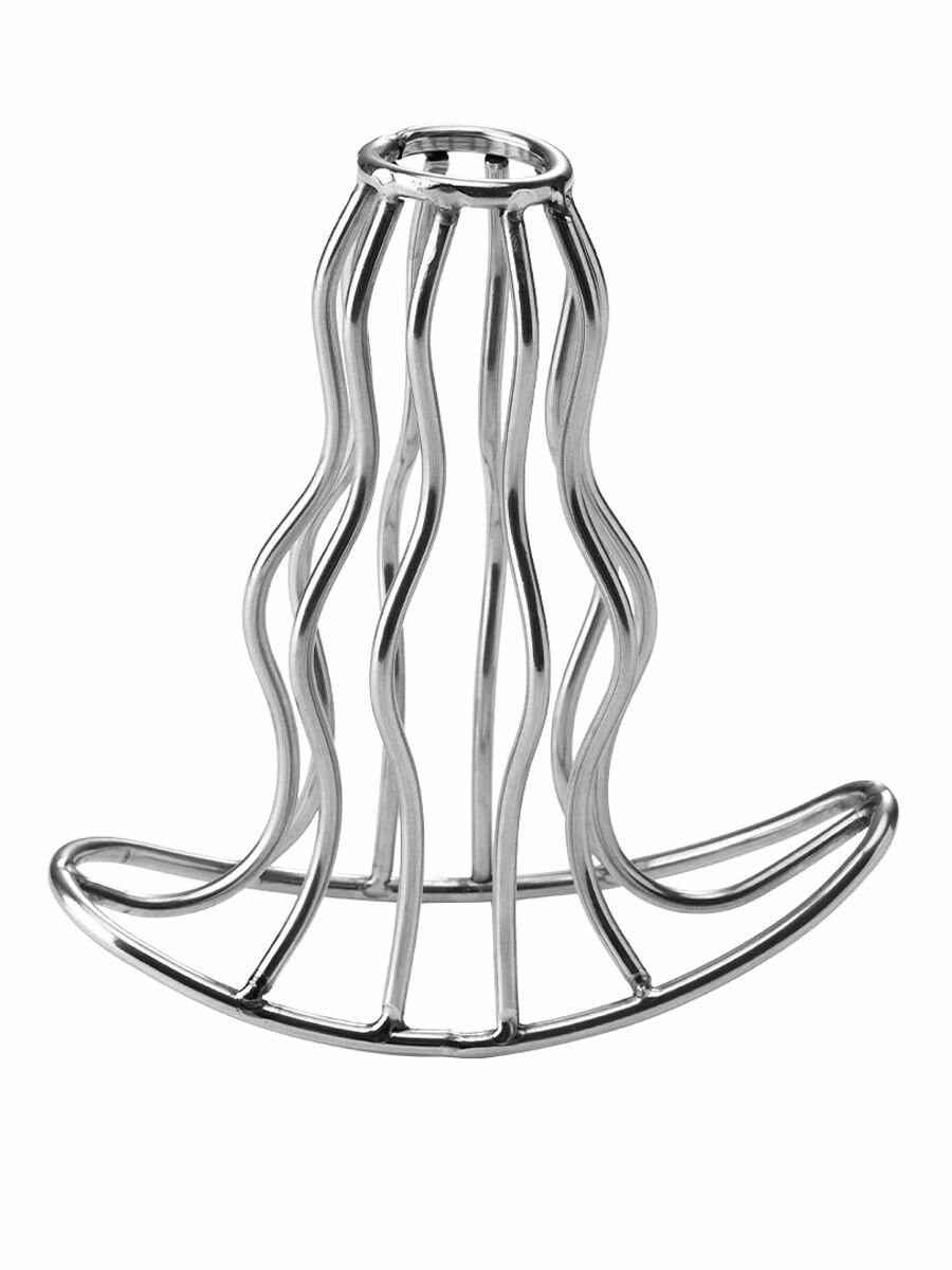 Анальная пробка "METALL ANAL BUTT PLUG - TUNNEL" 9.5см