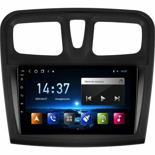 Магнитола Epic 9270 Renault Logan 1, Sandero 1 и STEPWAY 2014-2021 - Android 12 - IPS экран - DSP