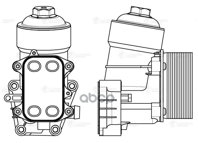 Кулер Масл. в Сборе (Теплообменник) Vw Tiguan (08-)/Transporter (10-) 1.6D/2.0D