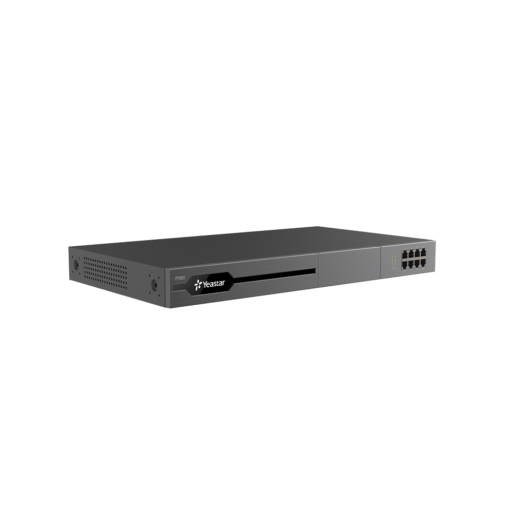 P560, 100 (до 200) абонентов и 30 (до 60) вызовов, PRI, MFC R2, SS7, поддержка FXO, FXS, GSM, BRI
