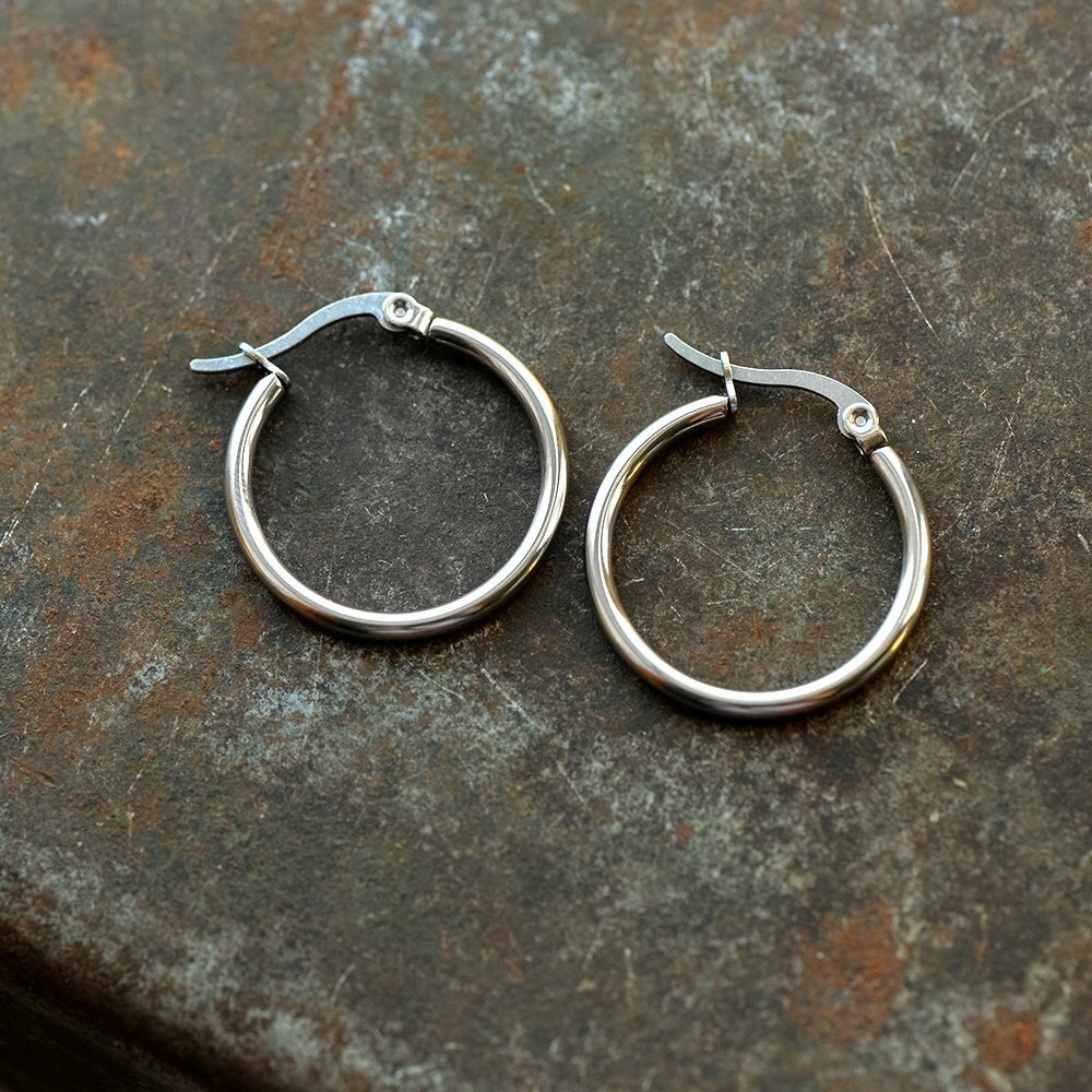 Гипоаллергенные Швензы для серег 2 пары / основы для сережек / для бижутерии, цвет серебро, 27x24x2 мм.