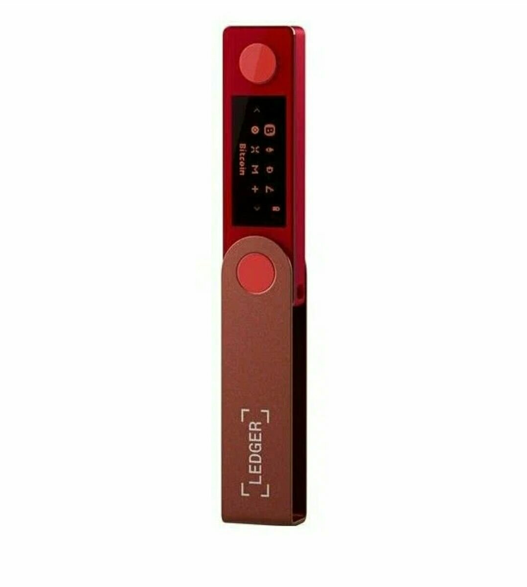 Аппаратный криптокошелек Ledger Nano X Ruby Red — фото 1