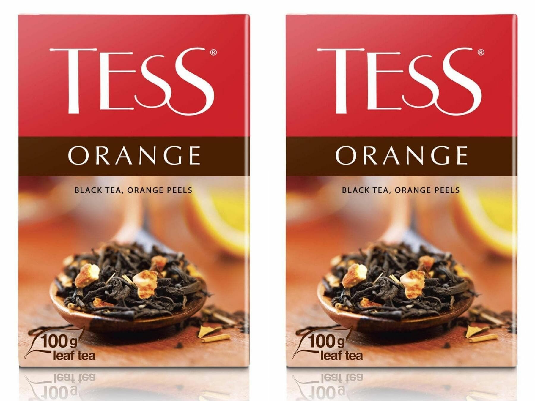 Tess Чай черный Orange, листовой, 100 г, 2 уп