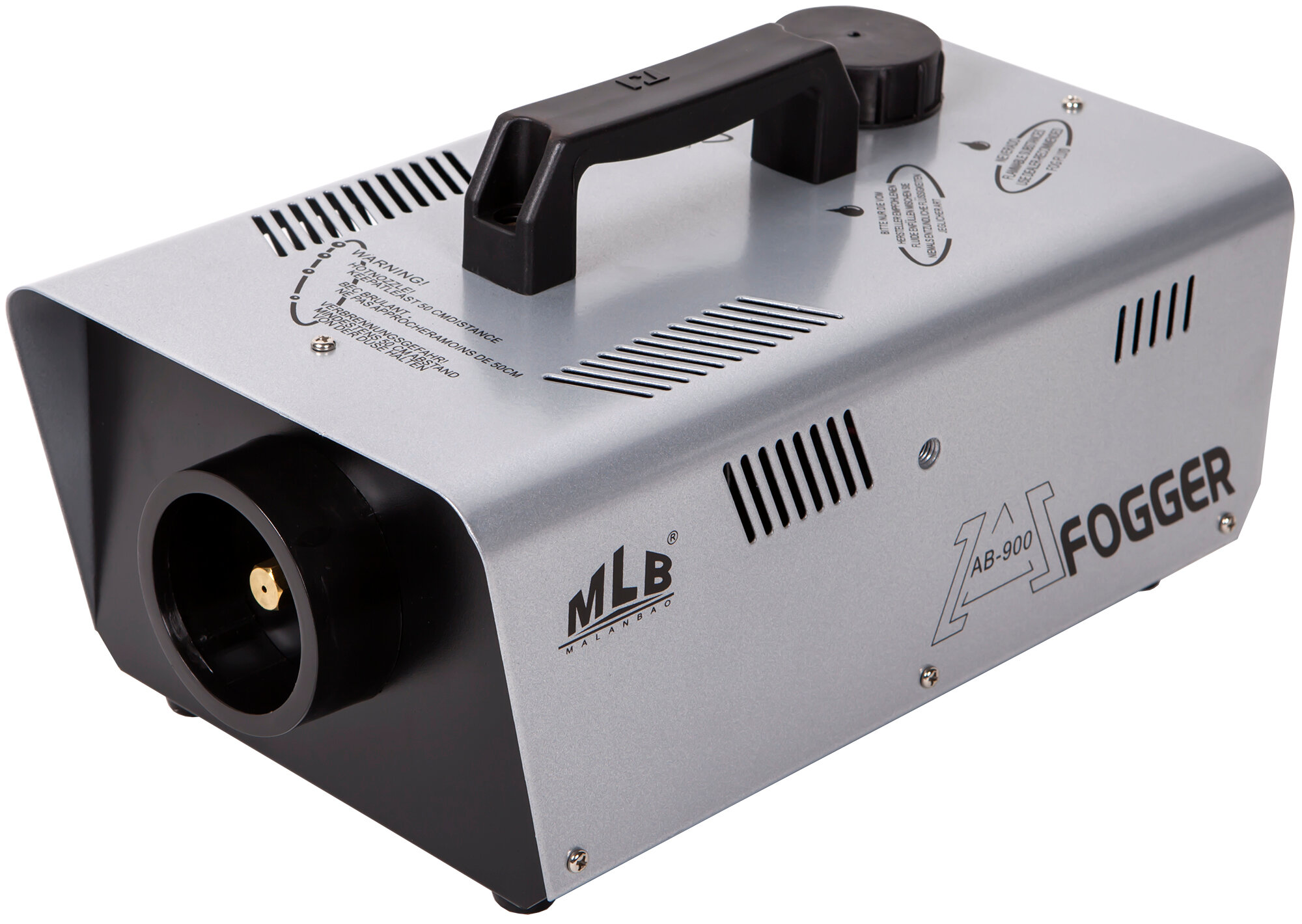 MLB AB-900 - дым машина 900Вт, бак: 1л, время нагрева: 8мин, производительность: 141мᶟ/мин