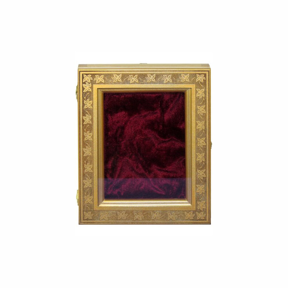 Киот из мореной березы для полу-аналойной иконы 28х23х5 см 999-RTI-K2b