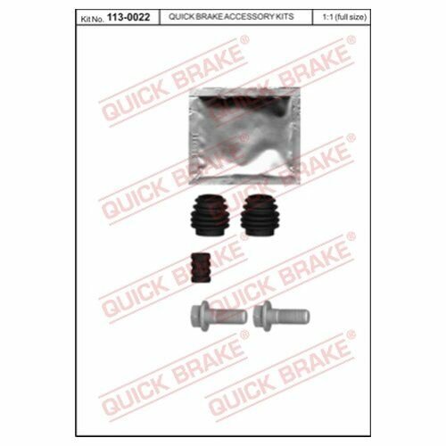 Ремкомплект тормозных колодок Quick Brake 1130022 для Hyundai H-1; Kia Carnival III, Sorento III