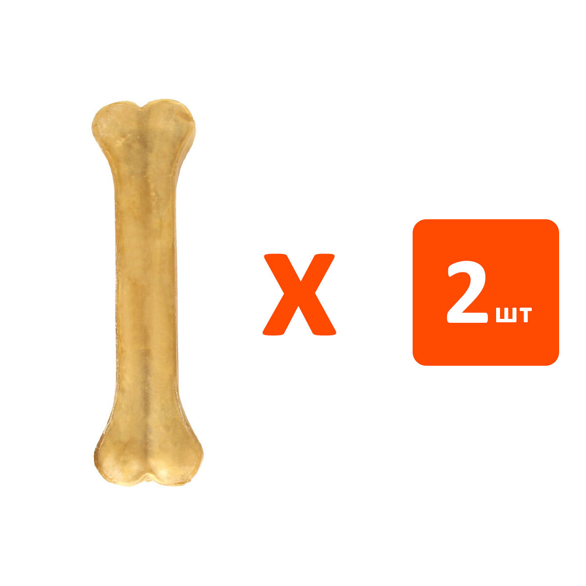 Лакомство TRIOL для собак кость из жил 16 см 10 шт 1 шт х 2