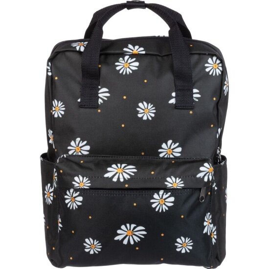 Рюкзак Комус Класс (№1 School) Квадро Ромашки черный