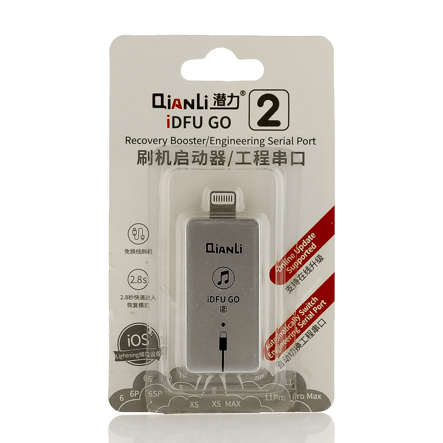 Переходник QianLi iDFU GO 2 для перевода телефонов Apple в режим Recovery