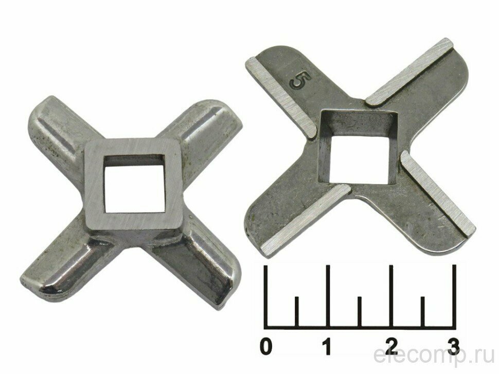 Нож для мясорубки Bosch, Philips 4-х гранный (h1018)