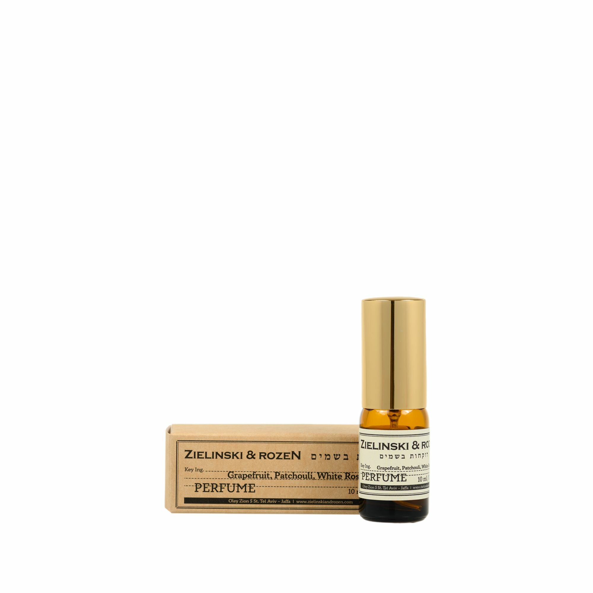 Zielinski&Rozen Духи концентрированные Грейпфрут, Пачули, Белая Роза (10мл)