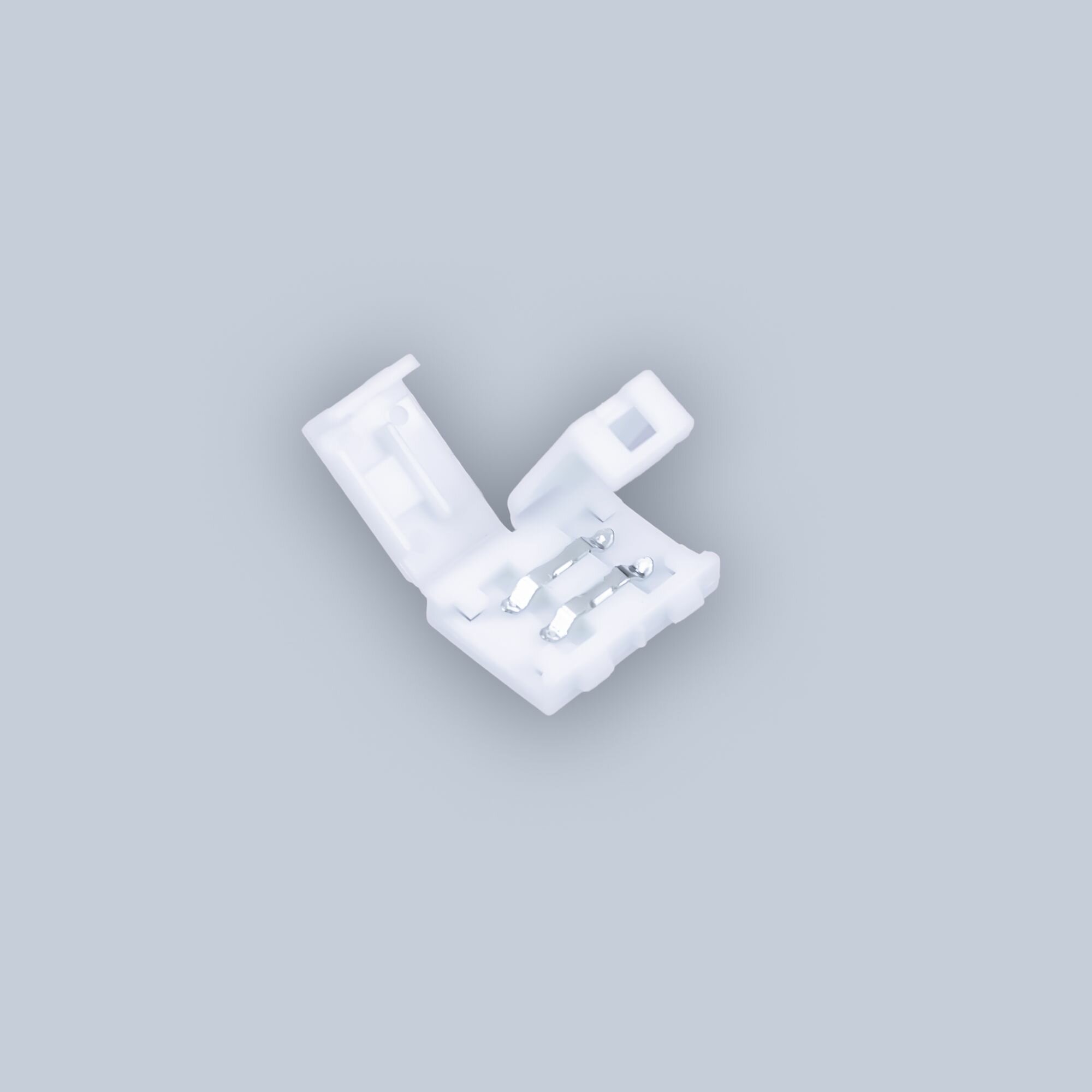 Коннектор Eleganz для светодиодной ленты 3528 8 мм. (без провода), IP 20 10 шт.