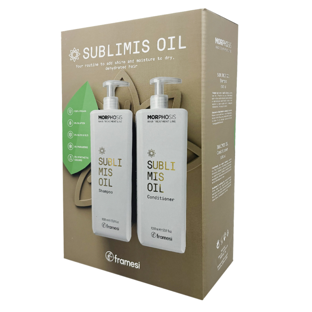 Набор уходов MORPHOSIS SUBLIMIS OIL, шампунь и кондиционер, 1 л