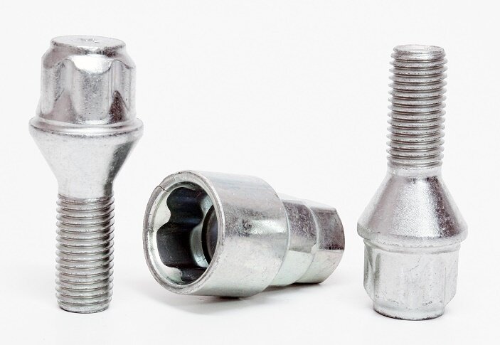 Секретки на колеса Farad Sicu LB126 (болты, M12x1.5, 1 ключ)