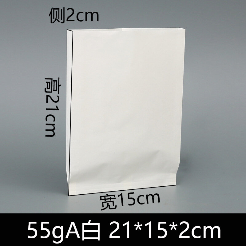 Маслостойкие пакеты для еды на вынос, булочки для барбекю, жареные закуски, плоские лепешки, бумажные пакеты для бургеров, 1 упаковка, бесплатная доставка