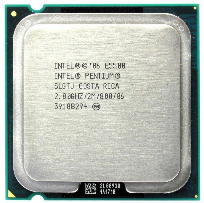 Процессор Intel Pentium E5500 (2.8 GHz/2core/ 2Mb/65W/ 800MHz LGA775)