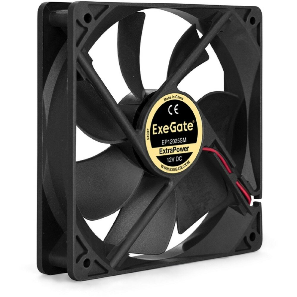 Корпусный вентилятор ExeGate EX283395RUS 1800RPM 120x 120x 25 мм, 1 шт.
