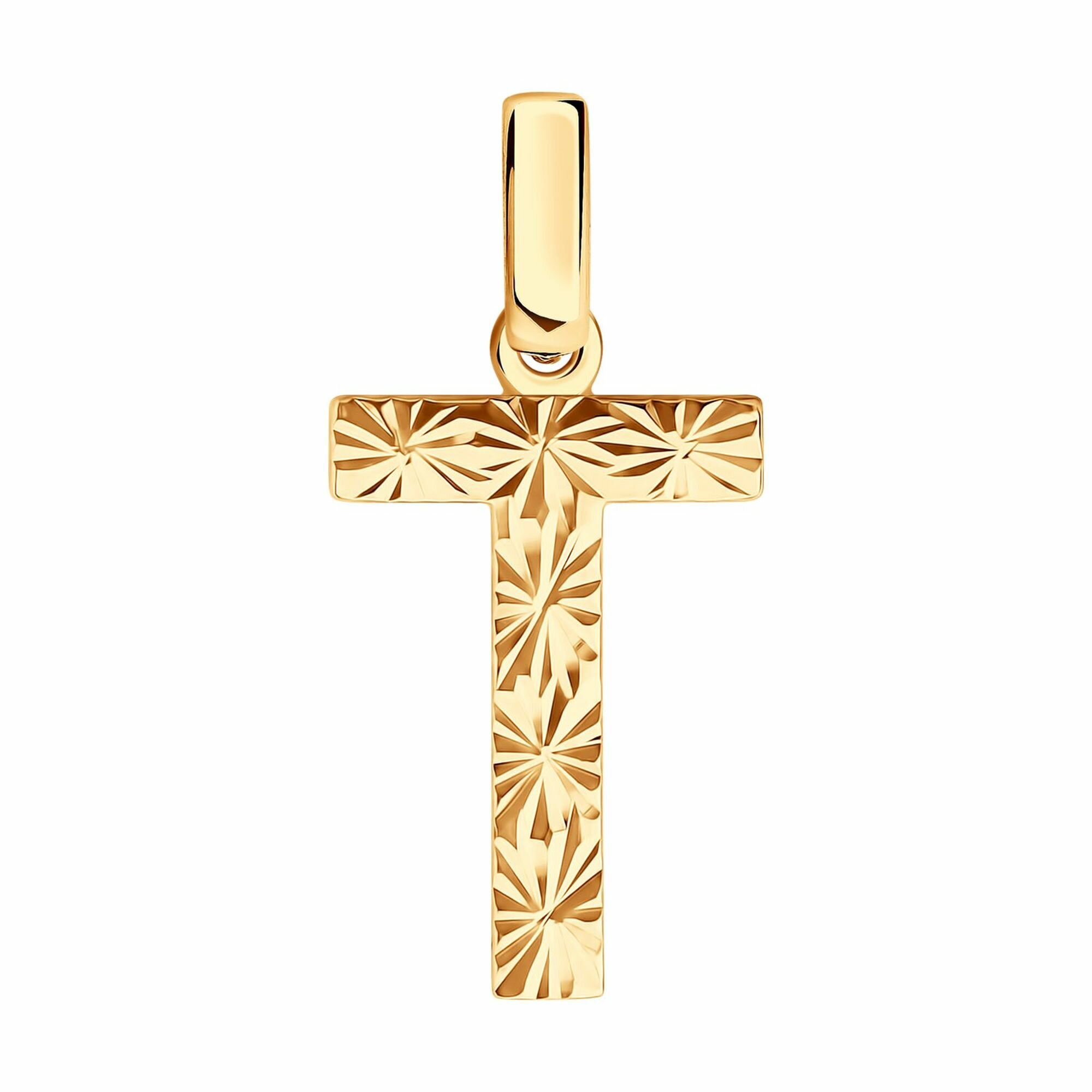 Подвеска, красное золото, 585 проба