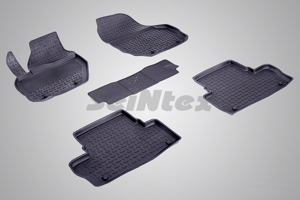 Резиновые коврики с высоким бортом Seintex для Volvo XC-60 2008-2017