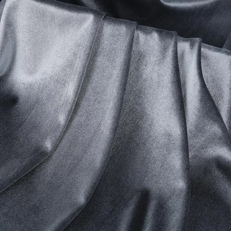 FABILL Золотая бархатная ткань Pleuche 0,5 м Серый, KO 13 Grey Blue