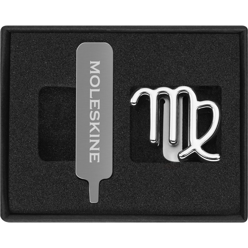 Moleskine PINVIRGOSILV Шильд-символ moleskine zodiac дева металл серебристый коробка с европодвесом