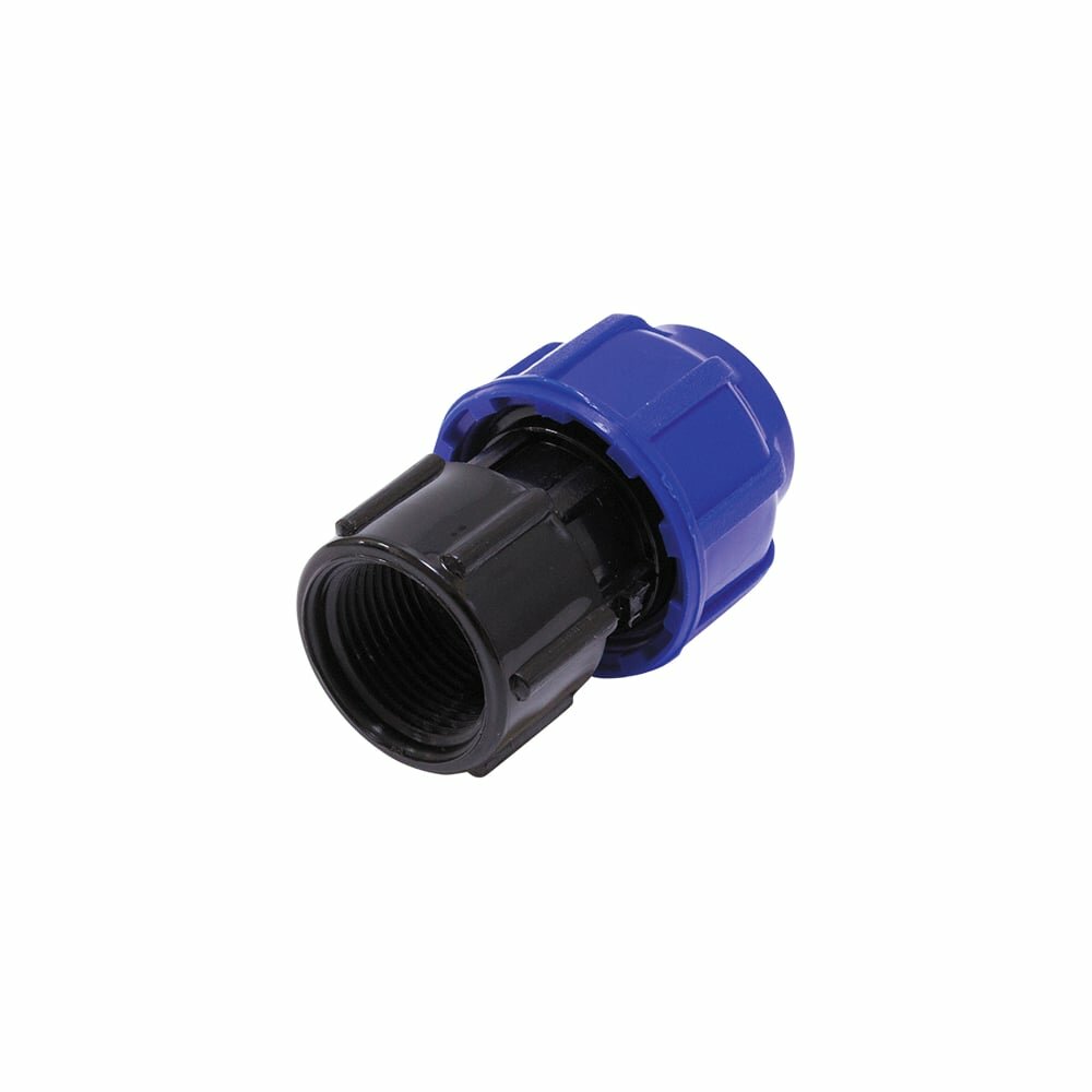 Муфта компрессионная TEBO ПНД вн. резьба 75x2.1/2" T-ПНД. М.4.75-212. CN