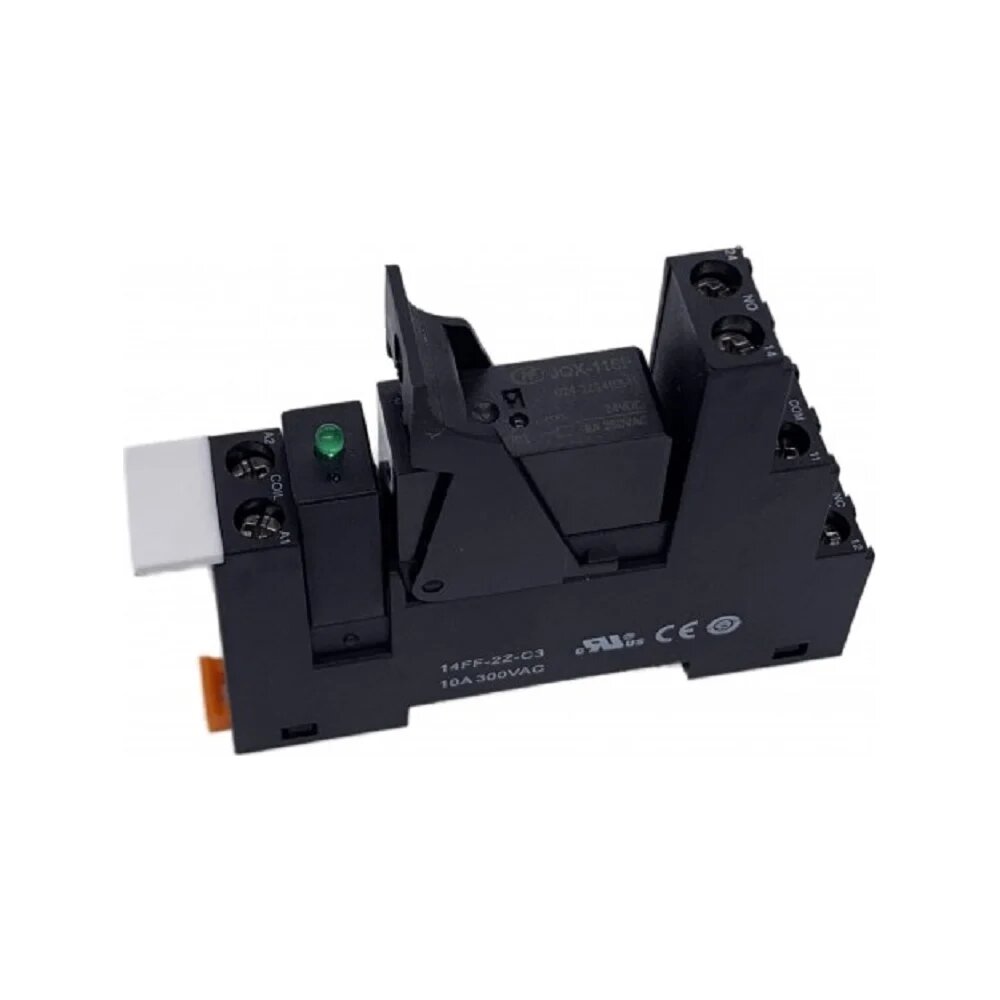 Комплект реле Доступная Автоматика 2co 8a; agni; катушка 24b dc, led, hongfa, 24 В