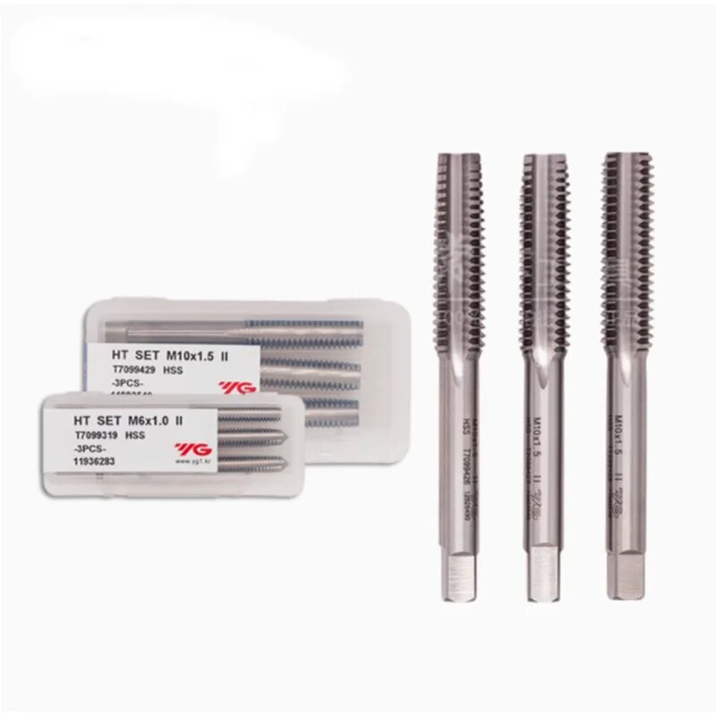 Метчики YRFL Korea YG M5X0.8, HSS, 3шт.