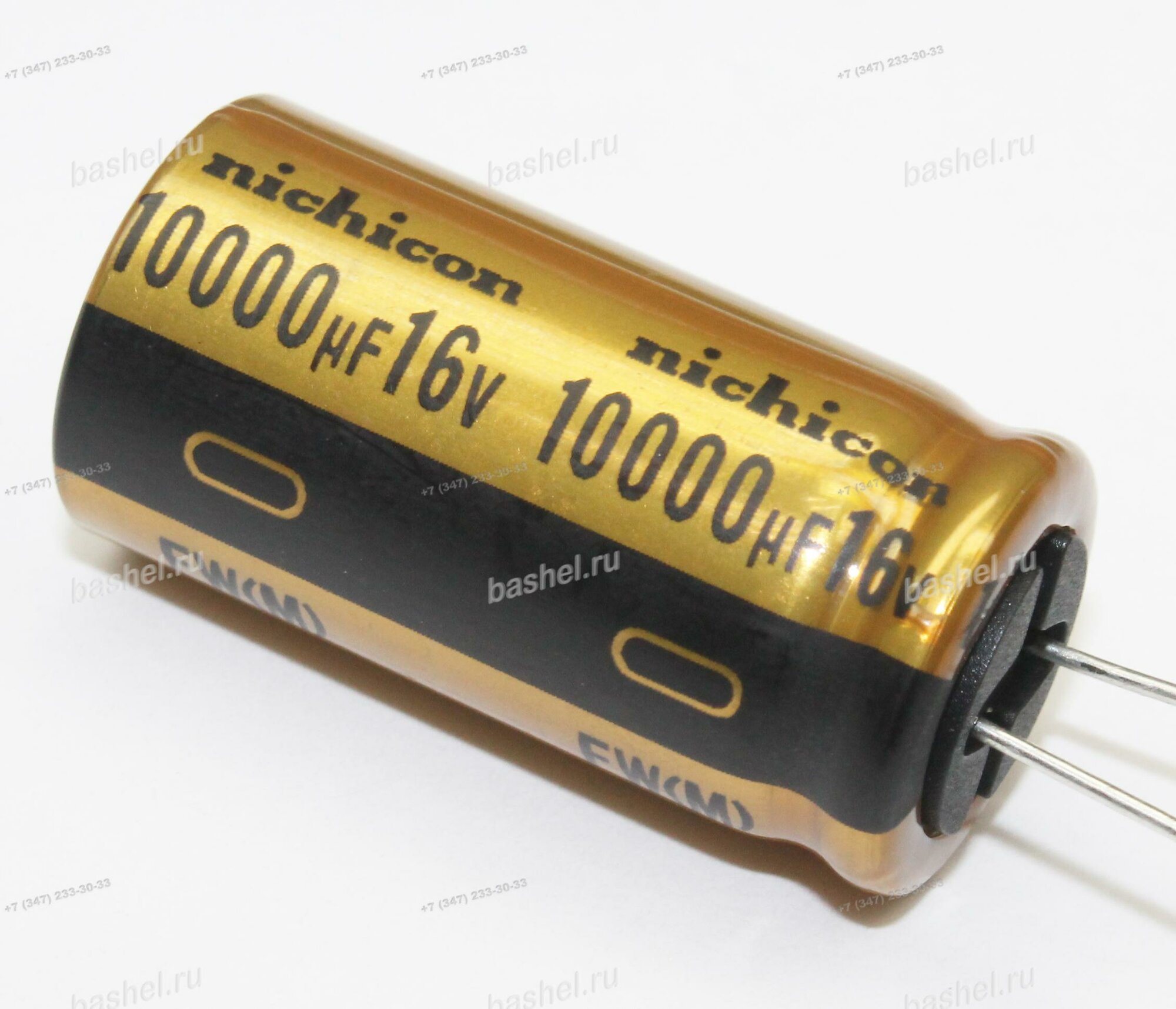 ECAP 10000 мкФ / 16В (18х35,5) FW, Конденсатор электролитический, NICHICON