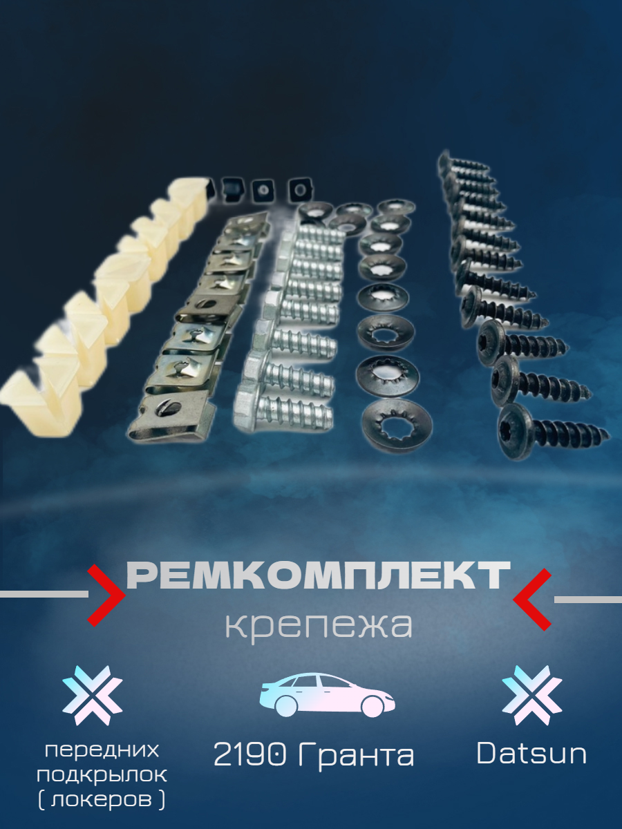 Ремкомплект крепежа передних подкрылок ( локеров ) 2190 2190 DATSUN