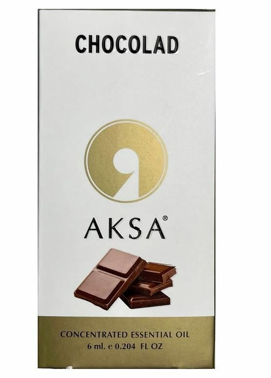 Масляные духи AKSA Esans "Chocolad", 6 мл - 1шт