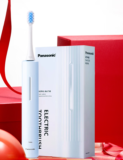 Электрическая зубная щетка Panasonic EW-DC20 Foam Brush Stain Removal Gum Care Dual Effect, ocean blue