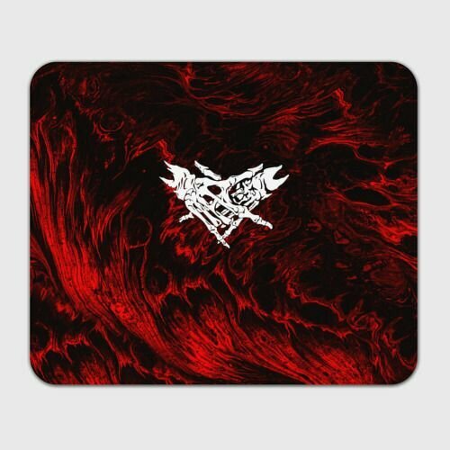 Velial Squad red abstract Коврик для мыши