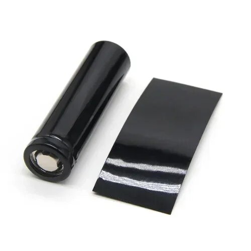 Термоусадочная трубка ПВХ для аккумуляторов 18650/21700/26650 Black, 25pcs, 18650 Film