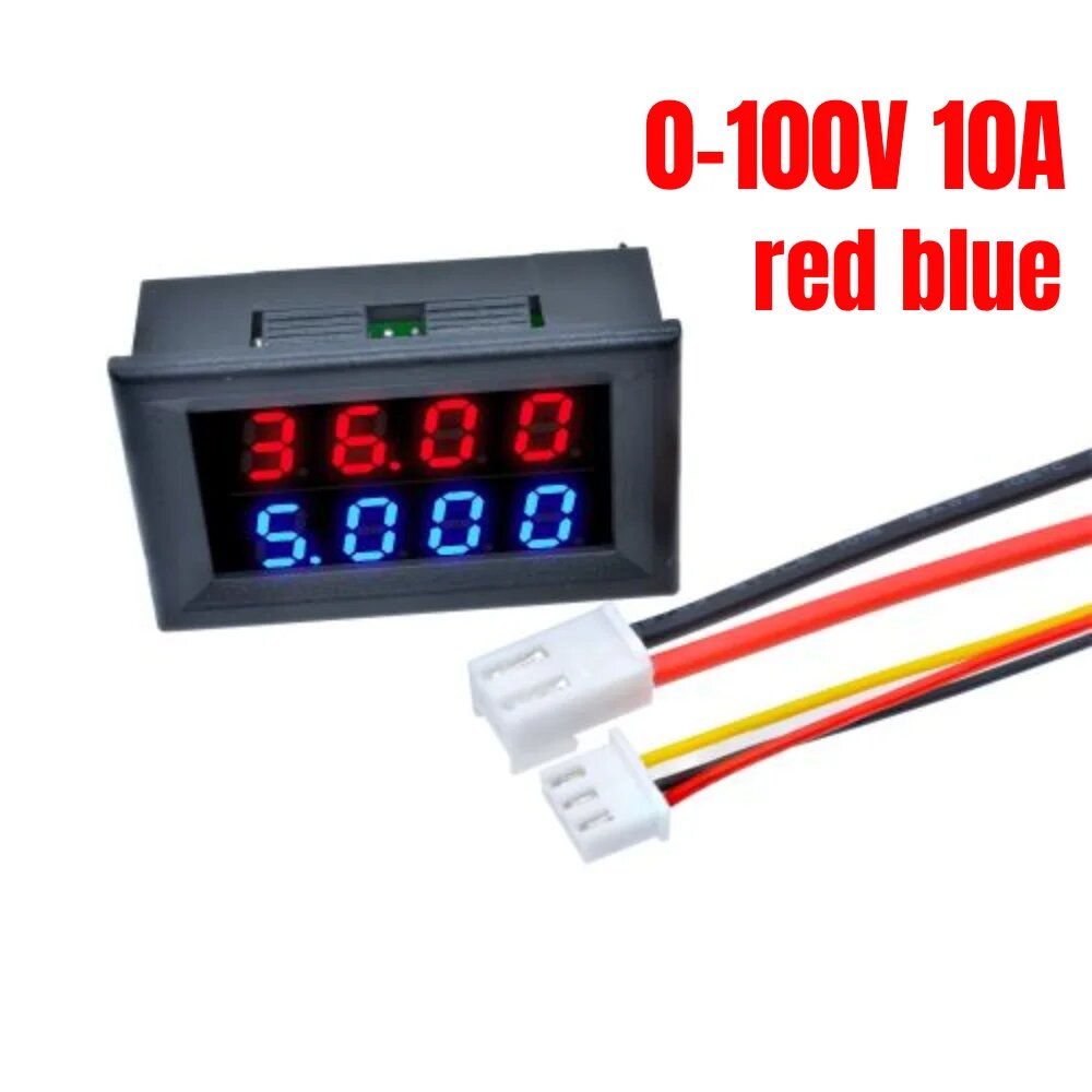 Цифровой вольтметр амперметр Gaqqee 0-100V