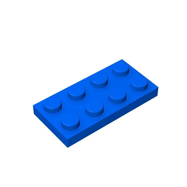 Пластина Lego 2x4, Темно-синий (050)