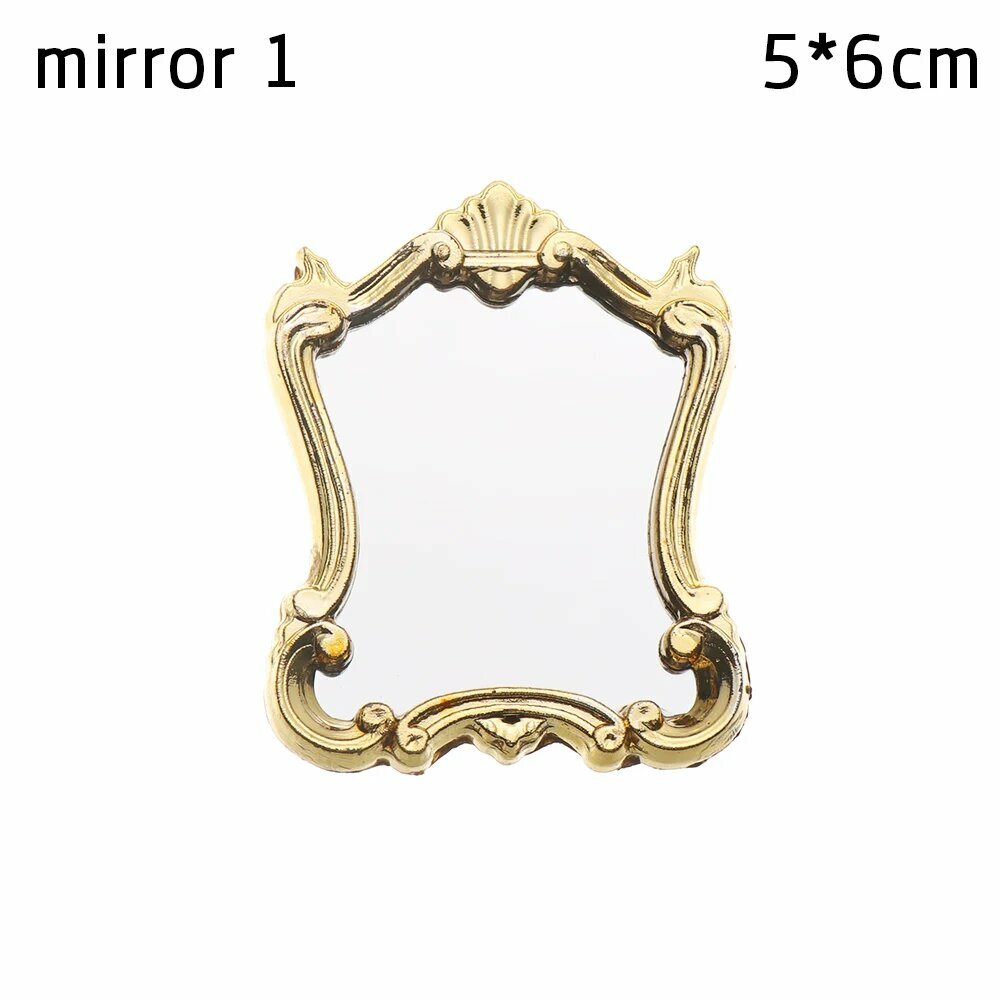 Миниатюрное зеркало для кукольного домика, mirror 1