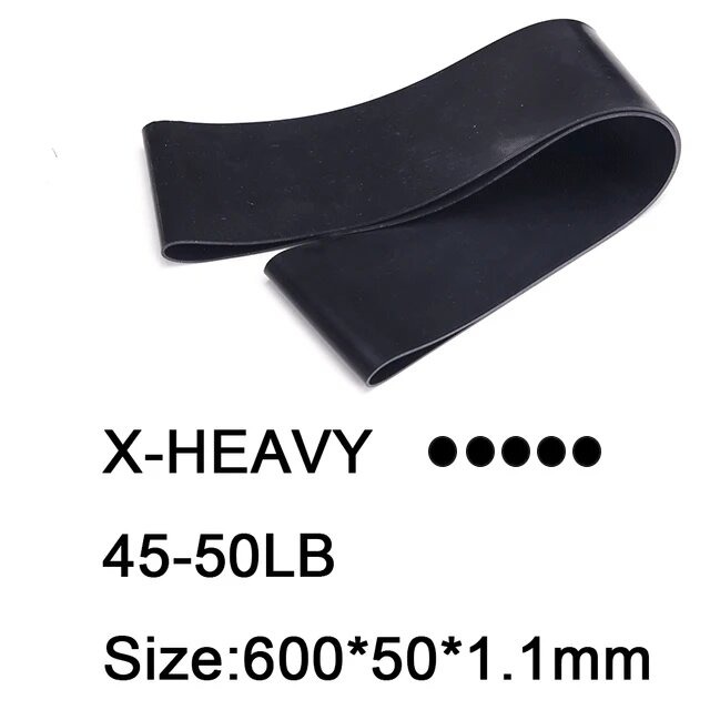 Резинки для фитнеса QzeUpwardSpirit черные, красные, желтые, синие, зеленые Черный, Black