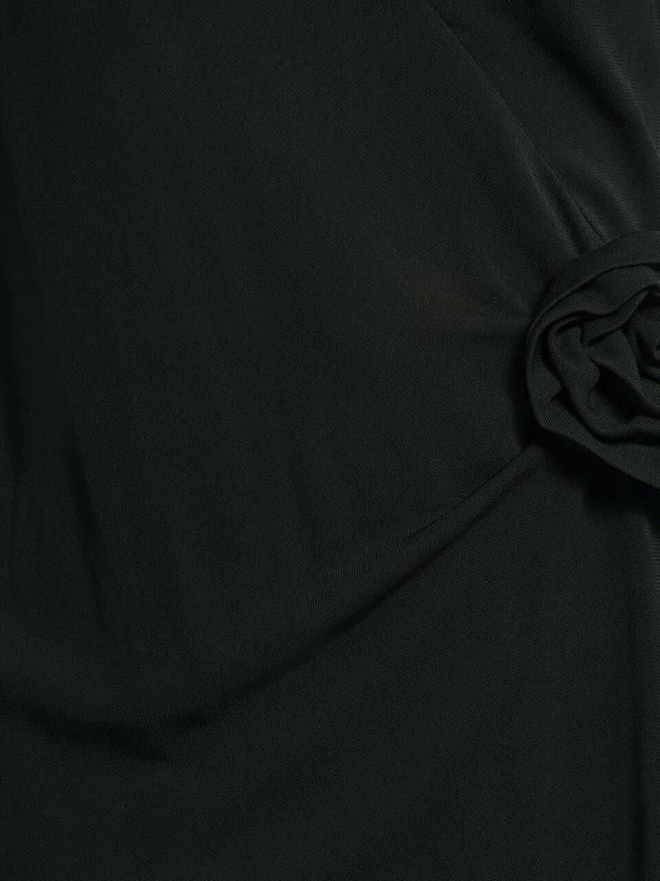 Блуза Blumarine Весна-лето 2023, размер 42, черный — фото 1