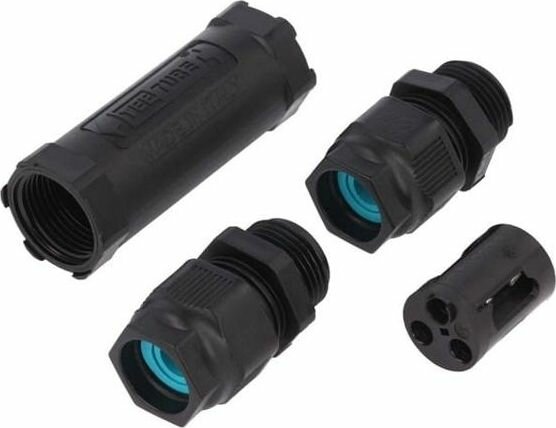 Разъем питания AC TECHNO THB.400. C1A зажим под винт TH400 7-13,5мм 0,5-4мм2 1шт